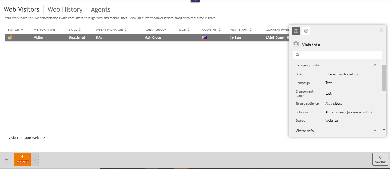 Supervisor Chats within the Engagement Portal – Live Assist for 365 Support