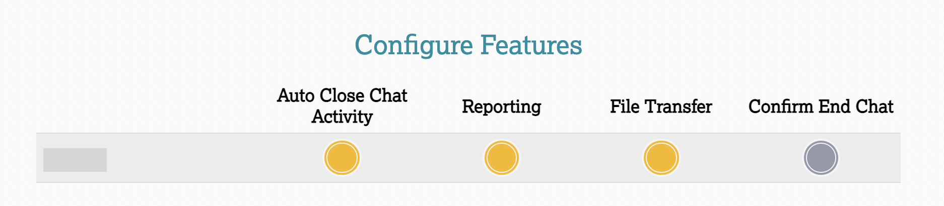 Configure Features – Live Assist for 365 Support