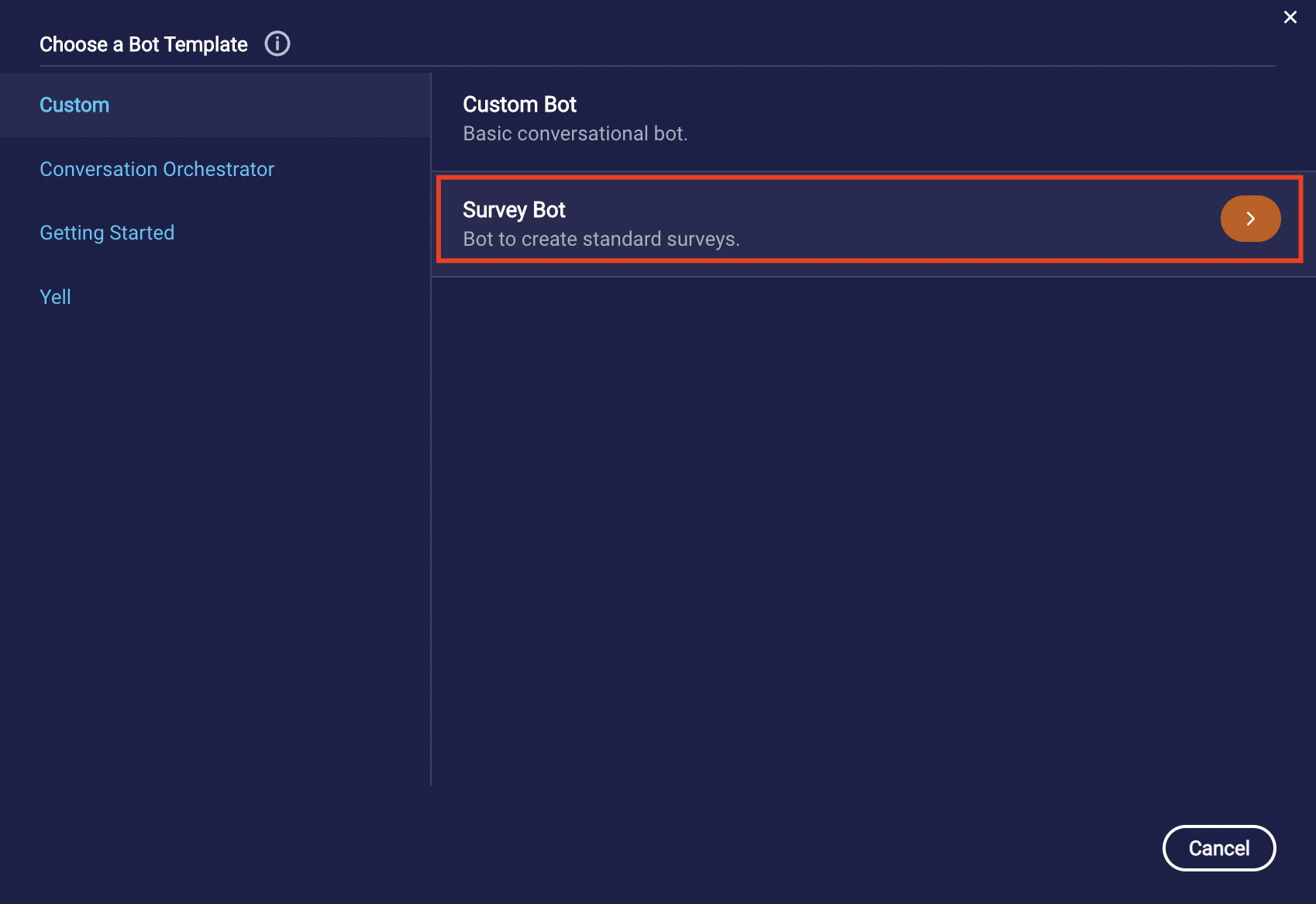 Creating a Post-conversation Survey Bot – Live Assist for 365 Support